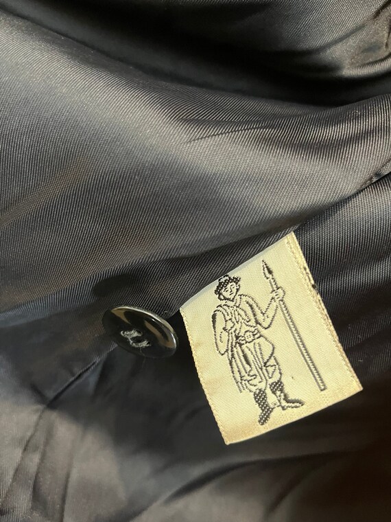 Mens 70s Ultra Mod Black Leather Jacket - Gem