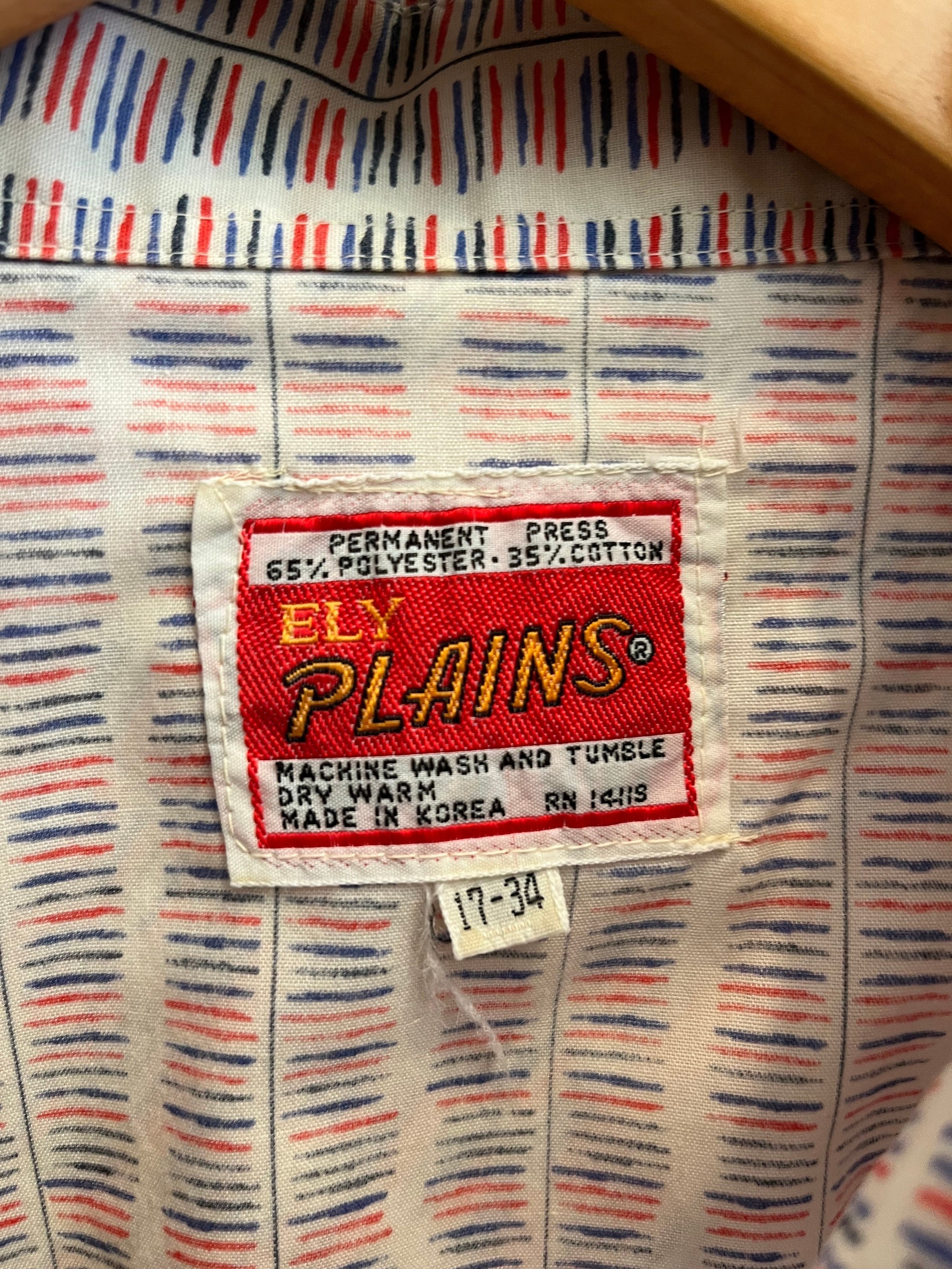 Mens 70s Pearl Snap Button Pop Art Western Shirt - Etsy