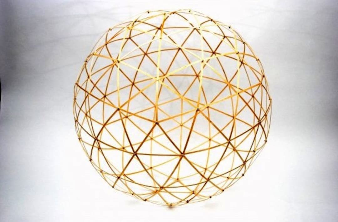Geodesic Sphere / Dome - Wooden Construction Kit - Made in Germany - Etsy