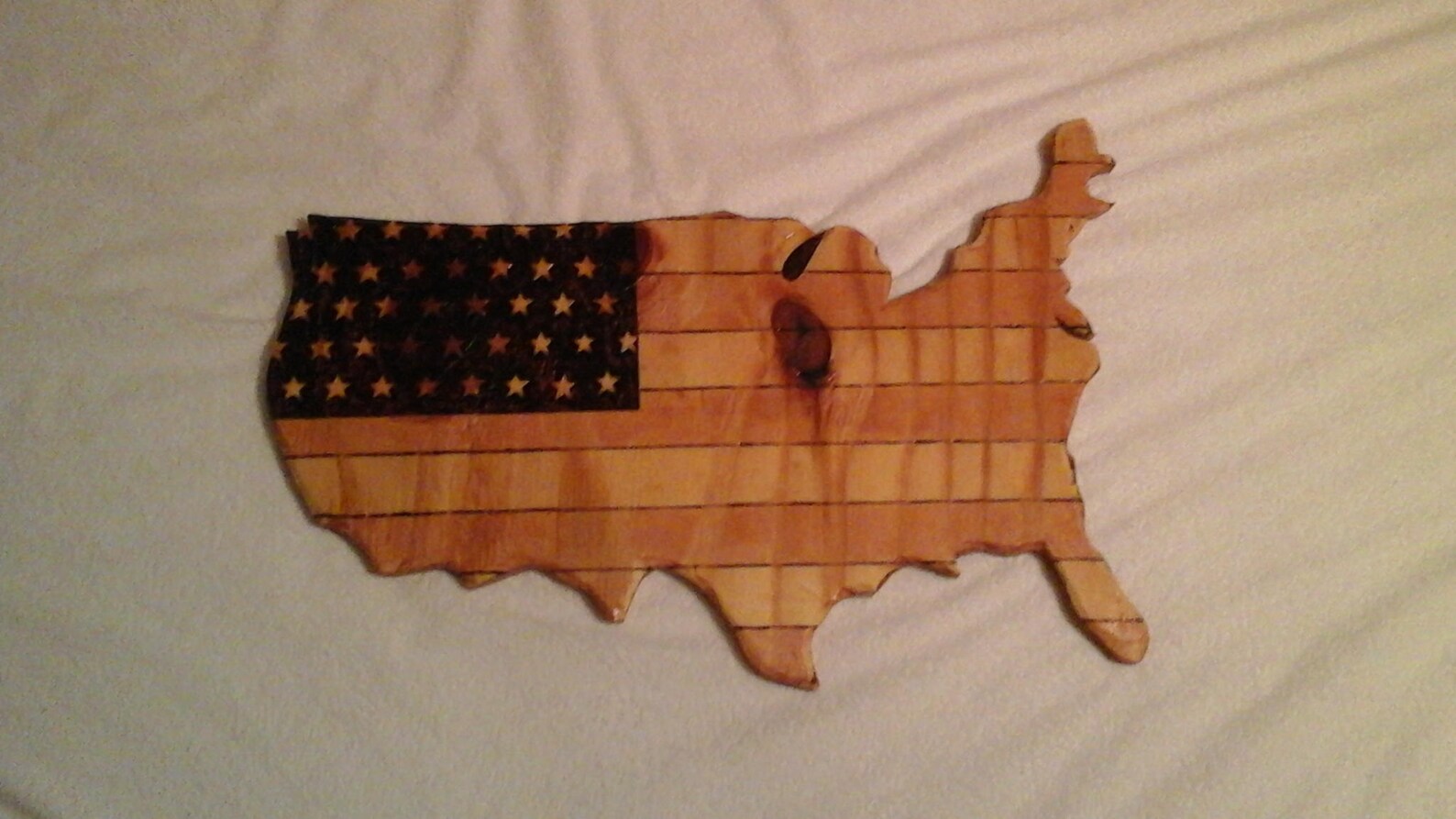 United States Flag Wood Plaque - Etsy