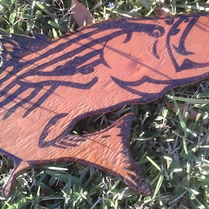 Rock Fish striped Bass Wood Plaque - Etsy