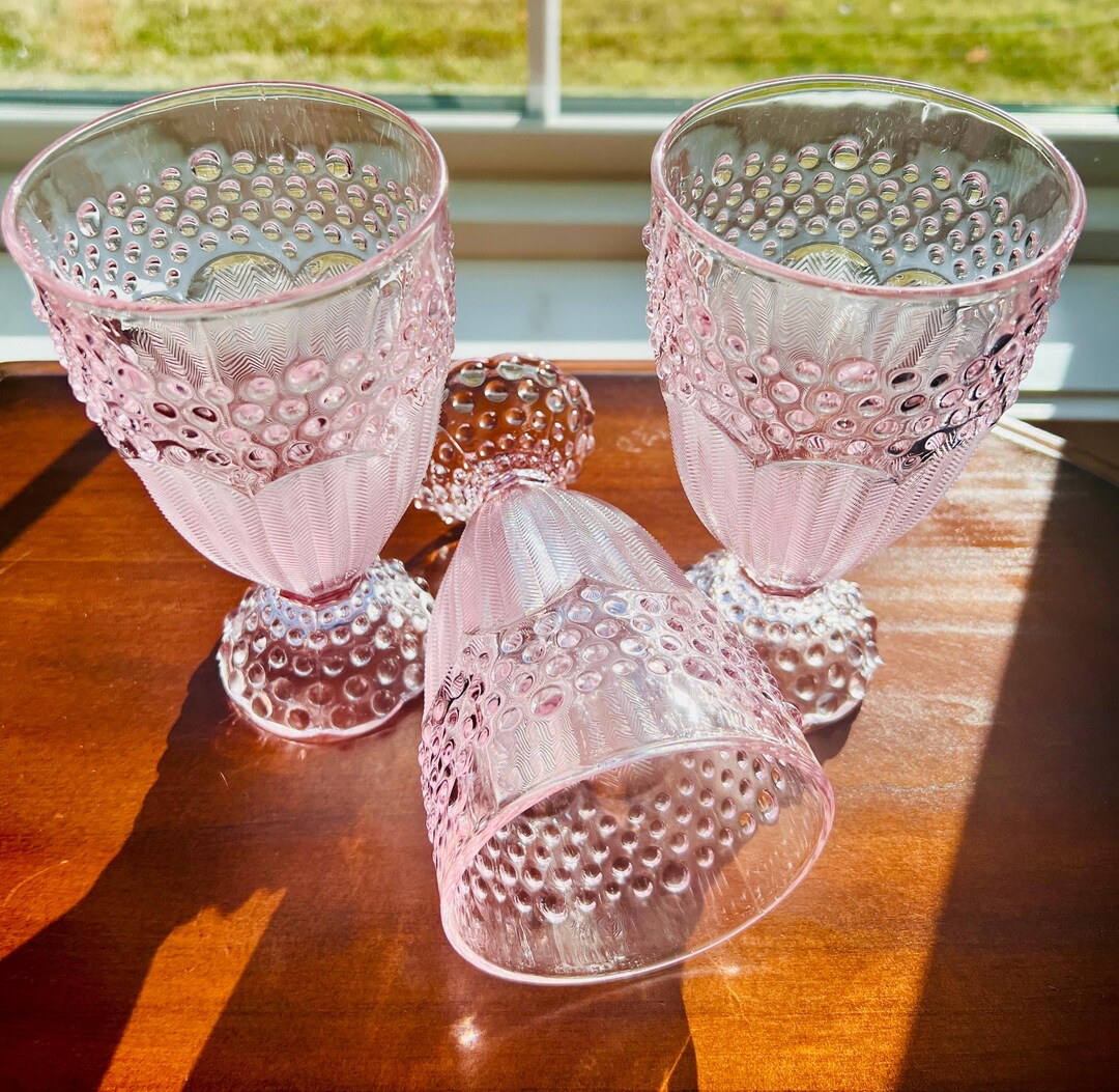 Emily’s Attic Pink Highballs, by Gorham Crystal, Sets of 2 or 3 - Etsy