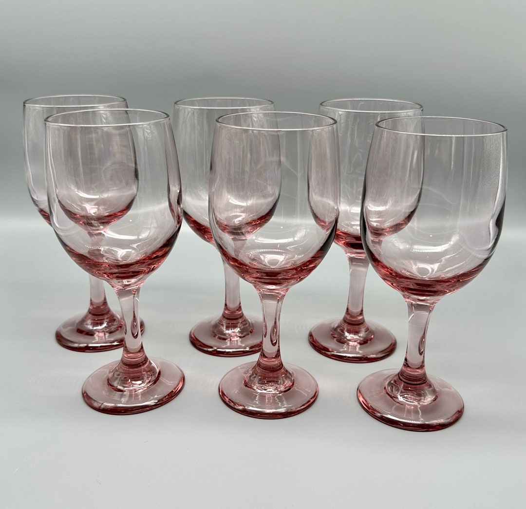 Libbey Premiere Plum Water Goblets, Set of 6 - Etsy