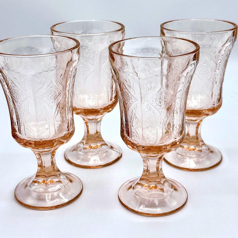 Pink Goblets - Etsy