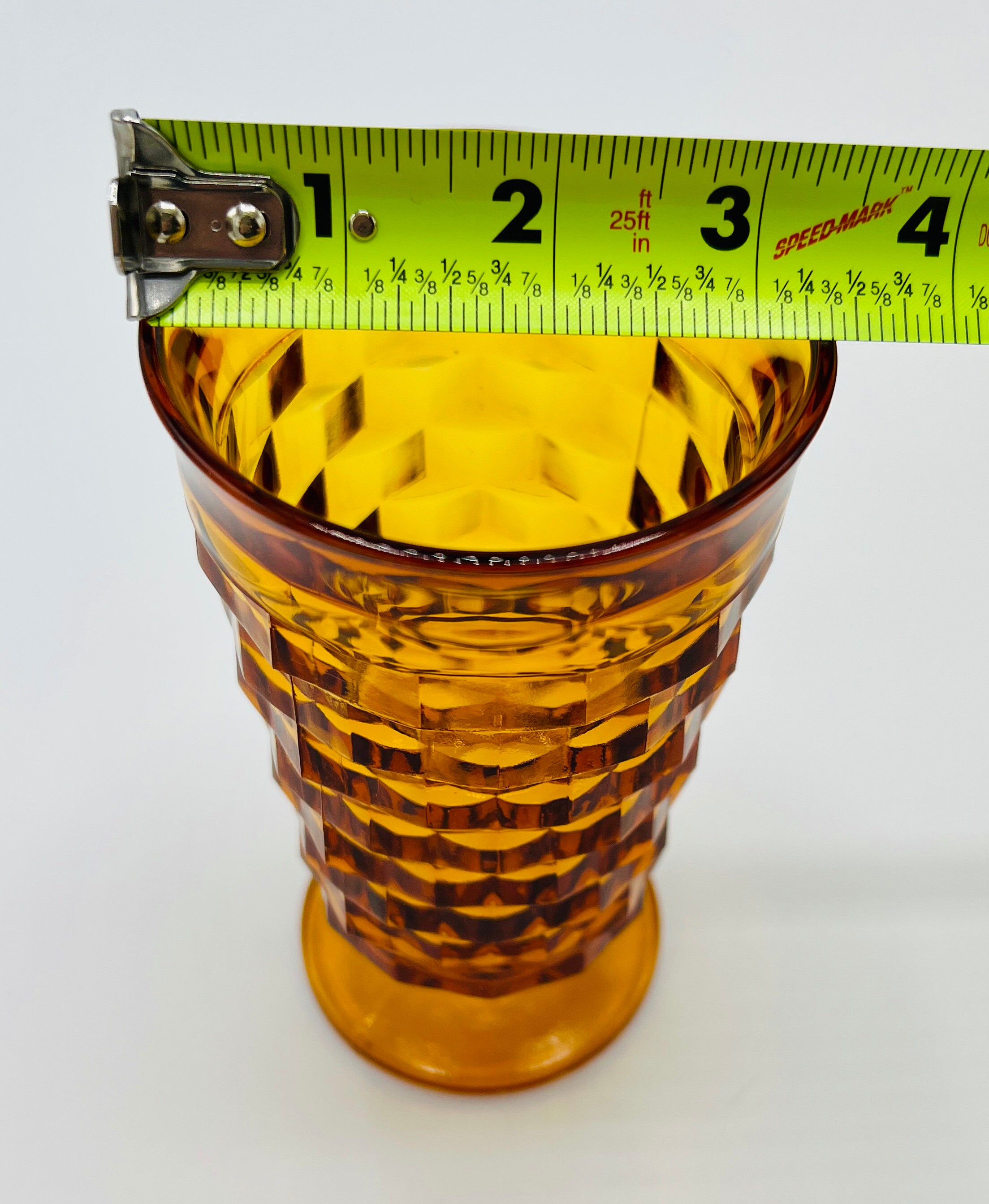 Whitehall Amber Iced Tea Tumblers by Colony Set of 4 - Etsy