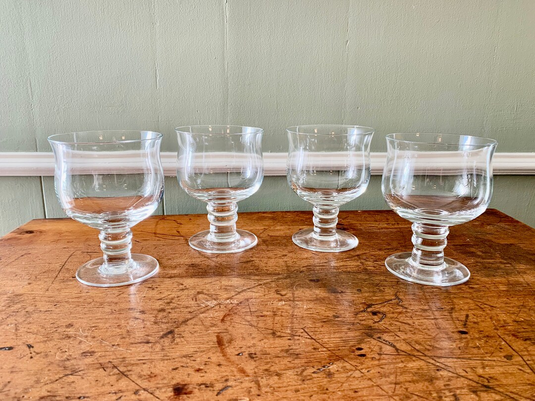 Atomic Stacked Bubble Stemmed Cocktail Glasses, Set of 4 - Etsy