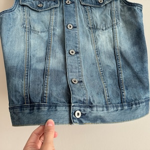 Denim Vest Blue Denim Vest Painted Rising Sun Flag Japanese Flag ...