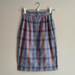 Vintage Skirt Checkered Skirt Plaid Skirt High Waisted Pencil Skirt ...