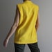 Yellow Vest Women's Yellow Vest Vintage 80s Vest Yellow Womens ...