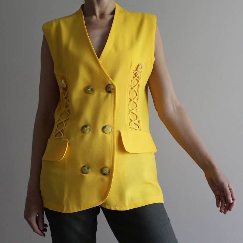 Double Breasted Vest - Etsy