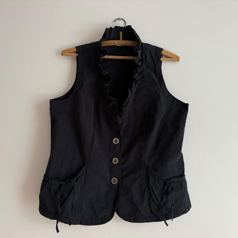 Ruffle Vest - Etsy