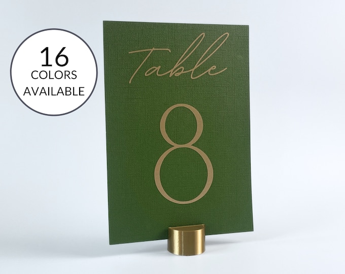 Gold Table Number Holder Table Card Holders Wedding Menu Holder Gold ...