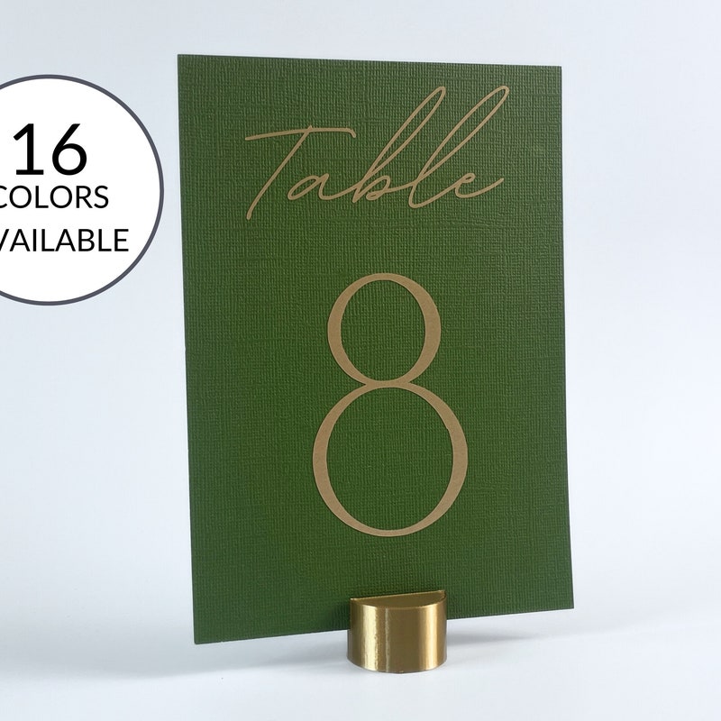 Table Number Display - Etsy