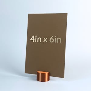 Set of Copper Color Table Number Holders Made of PLA | Wedding Card ...
