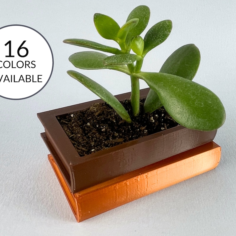 Book Planter - Etsy