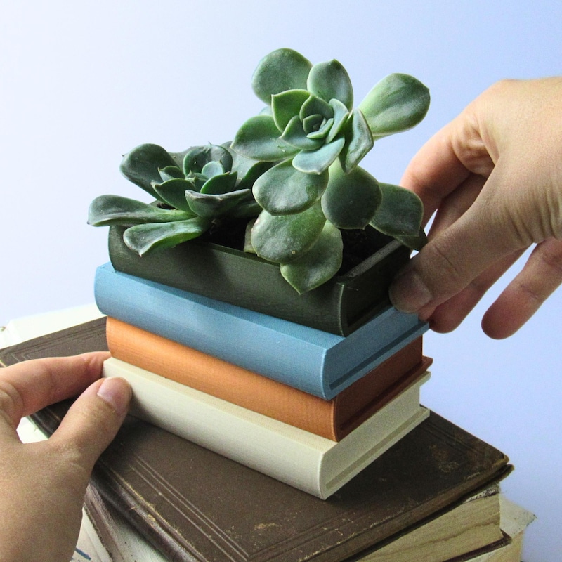 Book Planter - Etsy