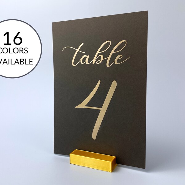 Table Number Holders - Etsy
