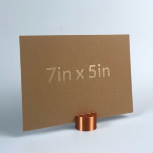 Set of Copper Color Table Number Holders Made of PLA | Wedding Card ...