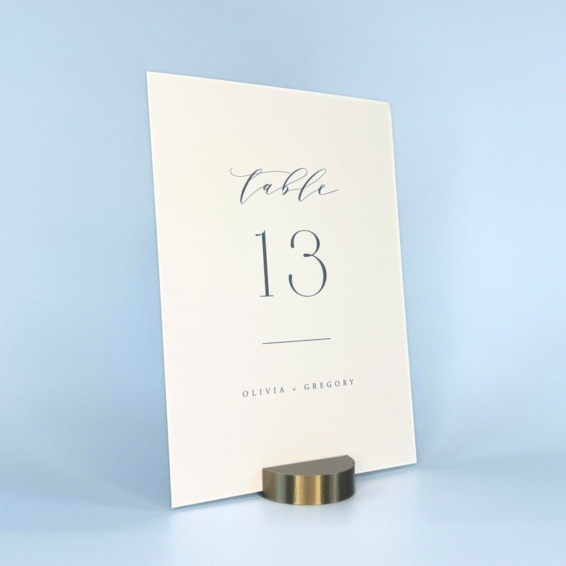 Table Number Holders - Etsy