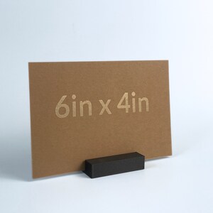 Black Table Number Holders: Rectangle, Biodegradable PLA, Wedding Card ...