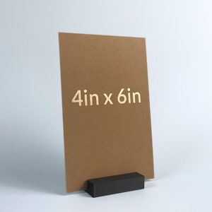 Black Table Number Holders: Rectangle, Biodegradable PLA, Wedding Card ...