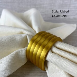 Modern Napkin Rings | Set of Napkin Rings | Napkin Rings Set | Packs of ...