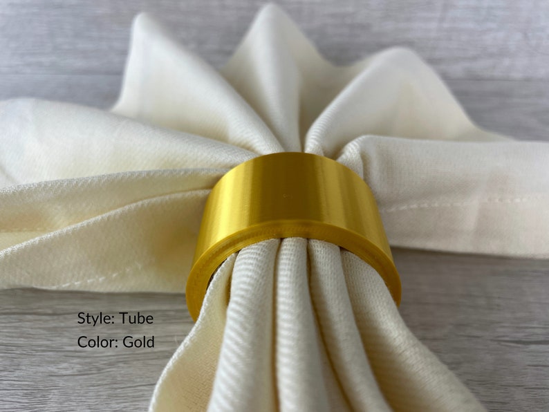 Modern Napkin Rings Set of Napkin Rings Napkin Rings Set - Etsy