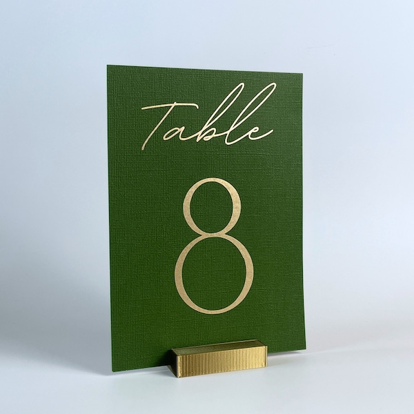 Table Number Stands - Etsy
