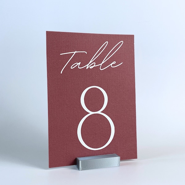 Table Number Stands - Etsy