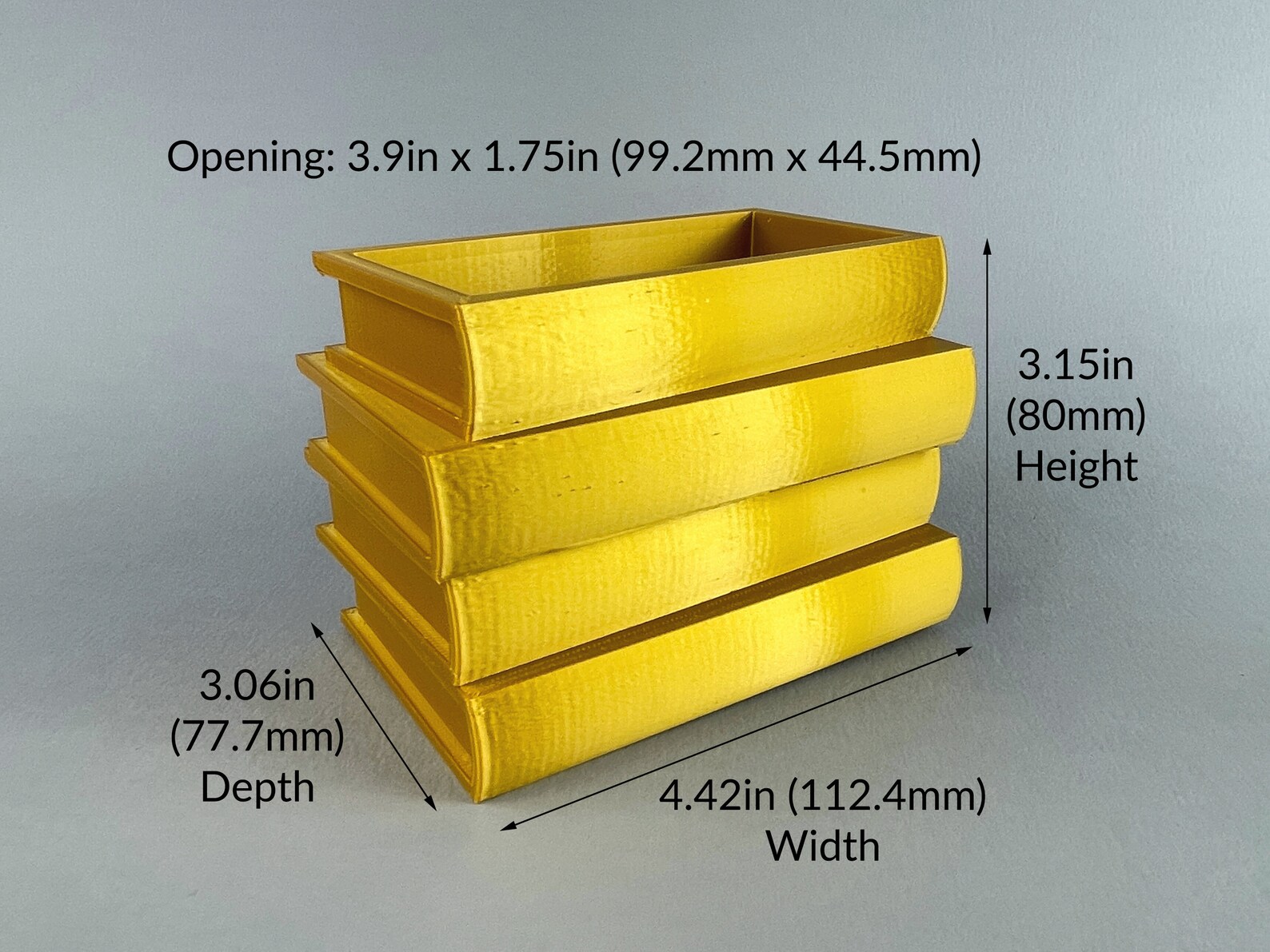 Stack of Books Succulent Plant Pot Succulent Gift 3D - Etsy