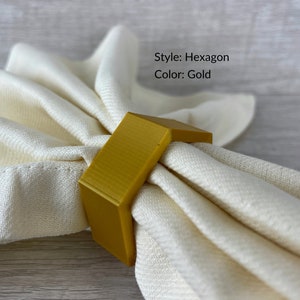 Modern Napkin Rings | Set of Napkin Rings | Napkin Rings Set | Packs of ...