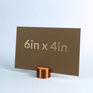 Set of Copper Color Table Number Holders Made of PLA | Wedding Card ...