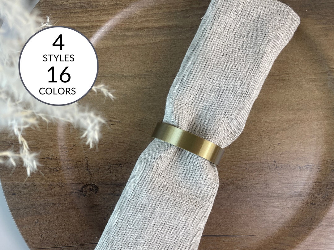 Modern Napkin Rings | Set of Napkin Rings | Napkin Rings Set | Packs of ...