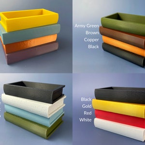 Multicolor Stack of Books Succulent Plant Pot Succulent Gift 3D Printed ...