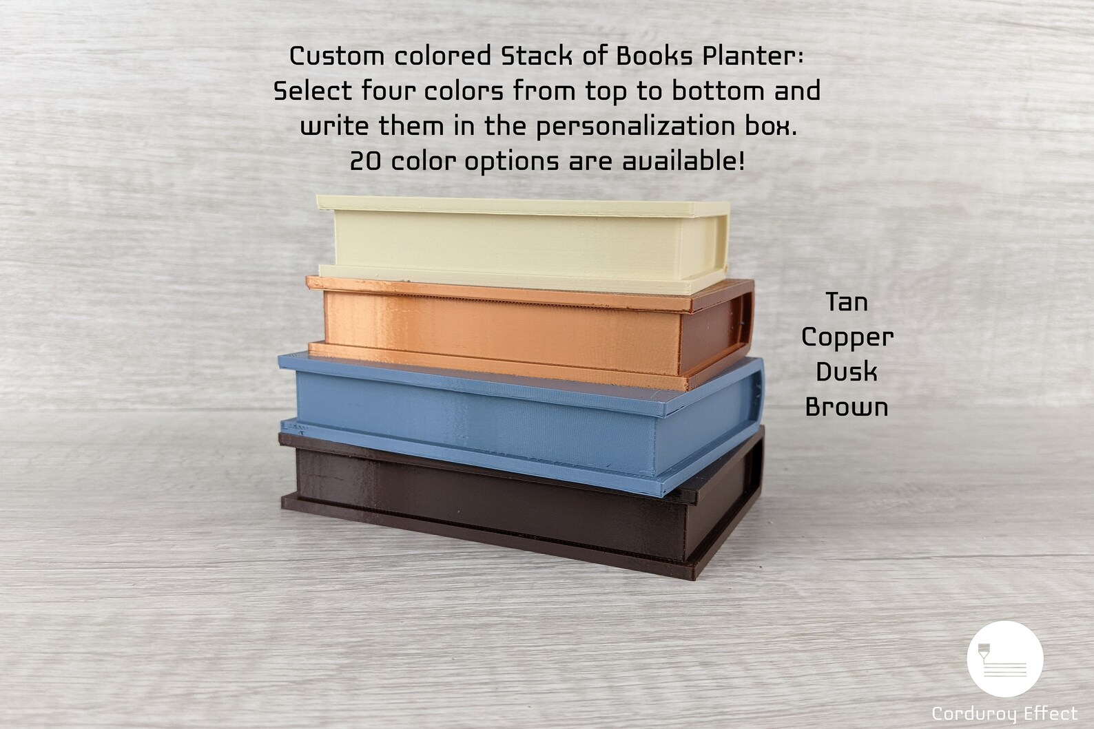 Multicolor Stack of Books Succulent Plant Pot Succulent Gift - Etsy