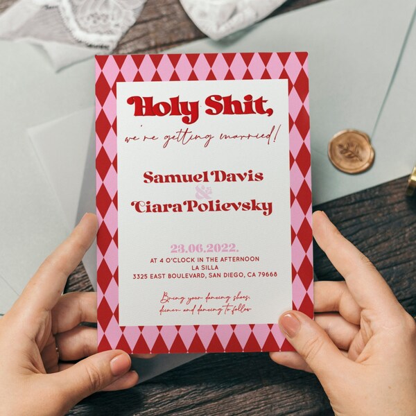 Funny Wedding Invitations - Etsy