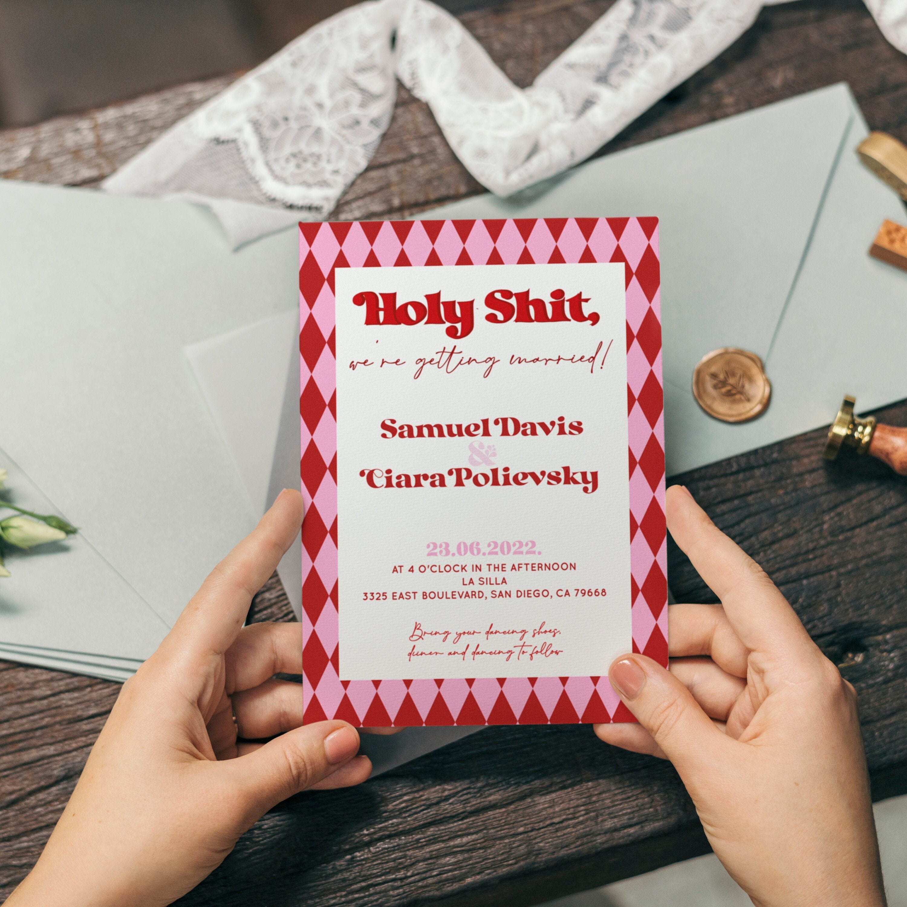 Tacky Wedding Invitations