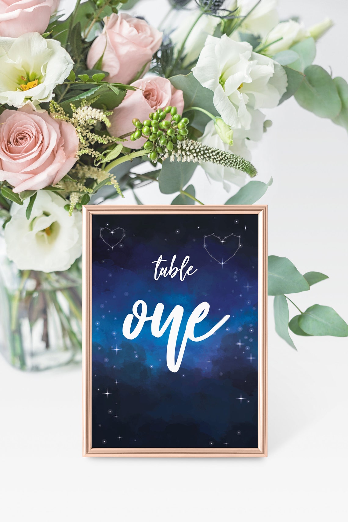 Stars Table Numbers Template Printable Constellation Wedding | Etsy