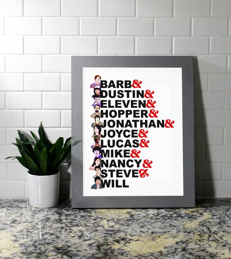 Stranger Things Netflix Nombres de la primera temporada - Etsy España