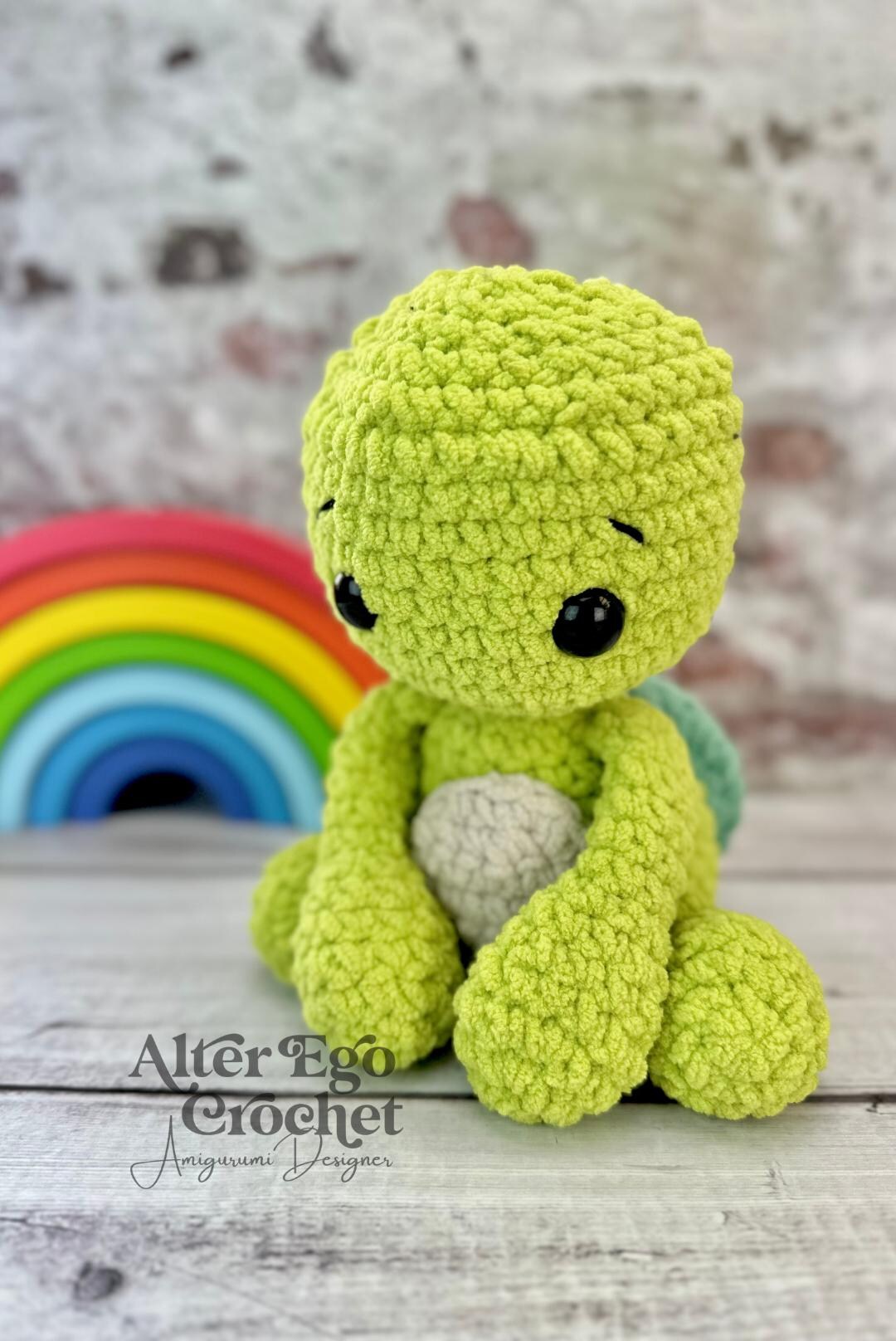 Turtle Plushie Amigurumi Crochet Pattern, Plush Toy, Teddy Bear, Animal ...