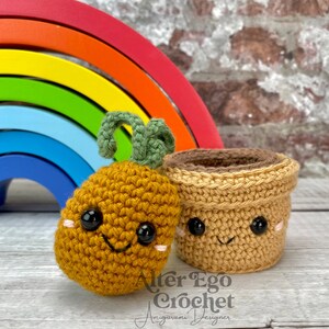 NO SEW Potato in Pot Crochet Amigurumi Pattern, Potatoes, Food, Fruit ...