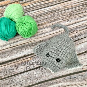 NO SEW Crochet Amigurumi Ray Pattern, Sting Ray, Manta Ray, Fish ...
