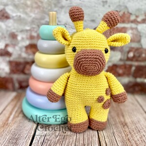Giraffe Crochet Amigurumi Pattern, Giraf, Zoo Animal, Wild, Kawaii ...