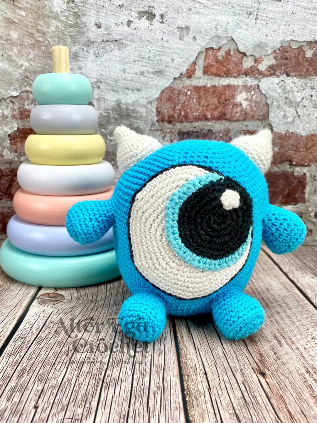 Monster Crochet Amigurumi Pattern, Monsters, One Eye, Cute, Boy Toys ...
