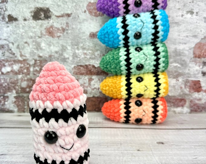 Jumbo Crayon Plush - Etsy