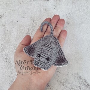 NO SEW Crochet Amigurumi Ray Pattern, Sting Ray, Manta Ray, Fish ...