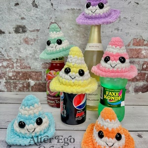 NO SEW Traffic Cone Amigurumi Crochet Pattern, Playset, Stacking Toy ...