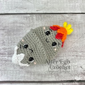Reversible Volcano Amigurumi Crochet Pattern, Mountain,kawaii, Lava ...