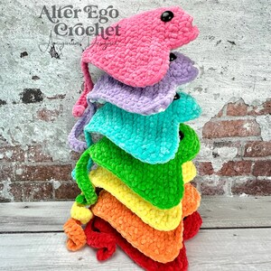 NO SEW Crochet Amigurumi Ray Pattern, Sting Ray, Manta Ray, Fish ...