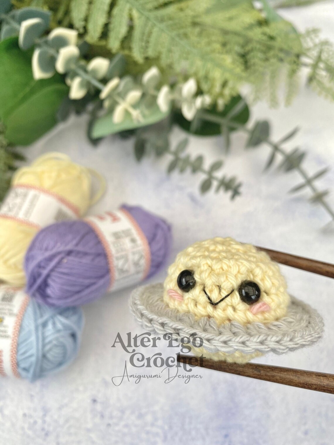 NO SEW Mini Saturn Crochet Amigurumi Pattern, Planet, Universe, Space ...